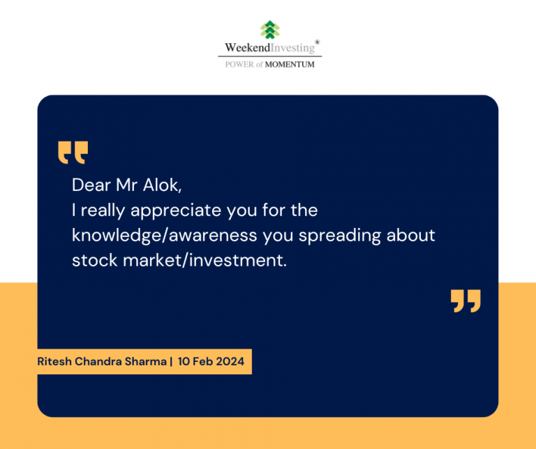 Testimonials - Weekend Investing